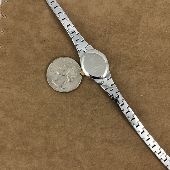 Elgin | Accessories | Vintage Elgin Ii Diamond Mop Dial 2 Tone Watch ...